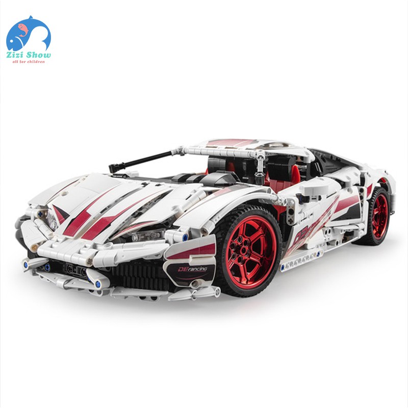 Technic City Blocks Compatible Lego City 8 Point Racing Building Blocks ...