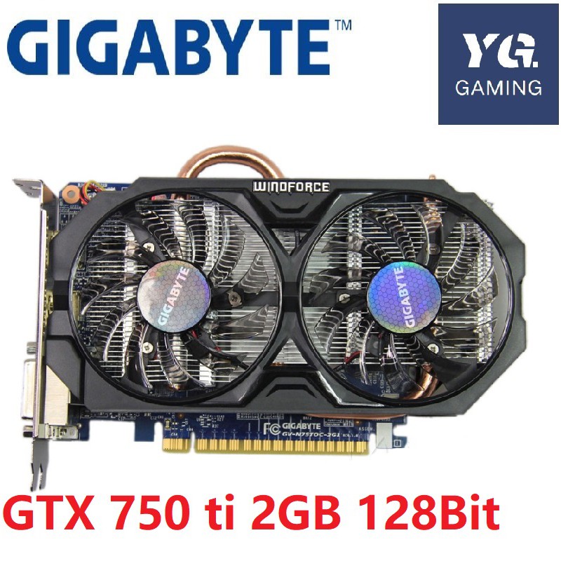GIGABYTE GTX 750 ti 2GB GDDR5 Video Cards for nVIDIA Geforce GTX 750Ti ...