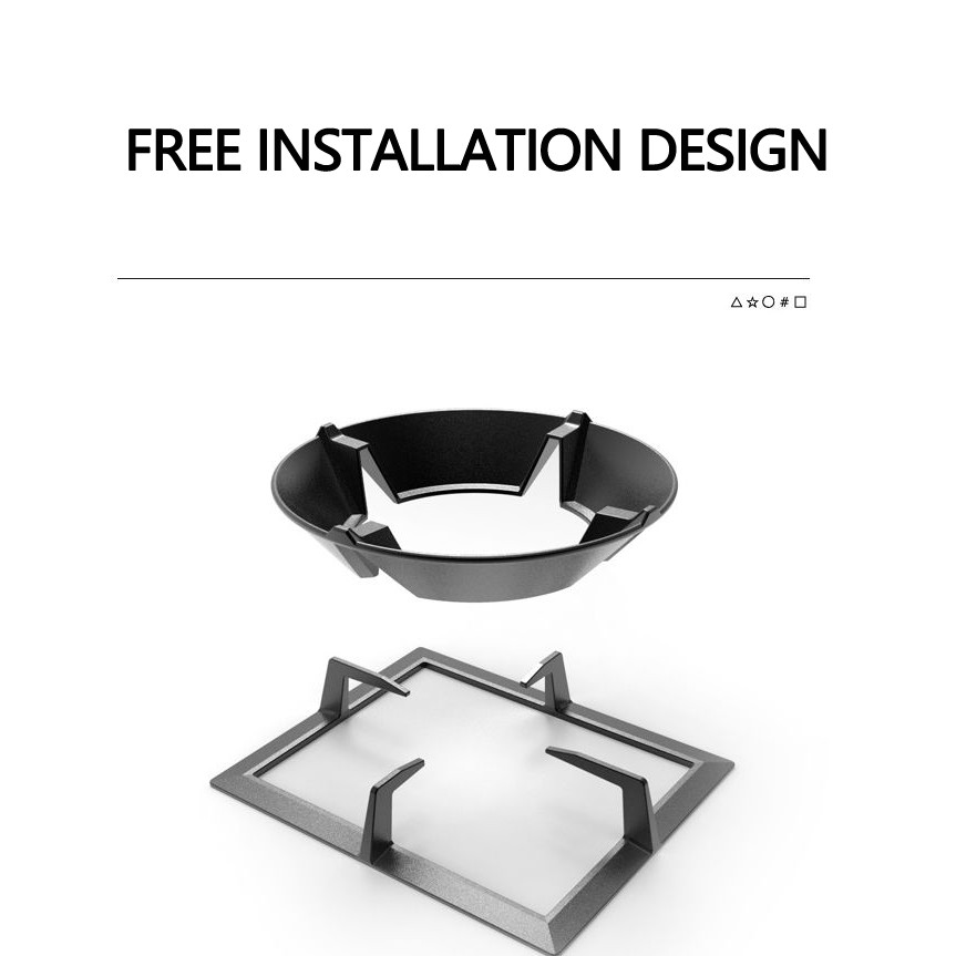 Energy Saving Cast Iron Gather Fire Ring Reducer Cooker Pot Holder ...
