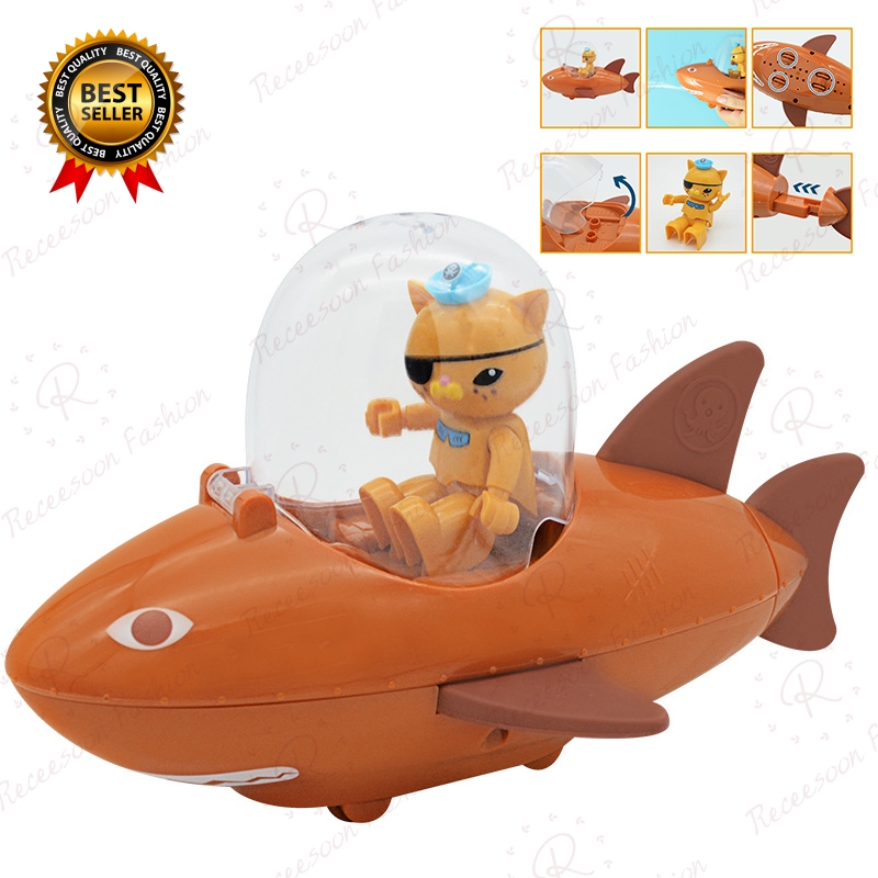 Octonauts Tiger Shark Vehicle Bath Toys Kids Baby Bathing Shower Play ...