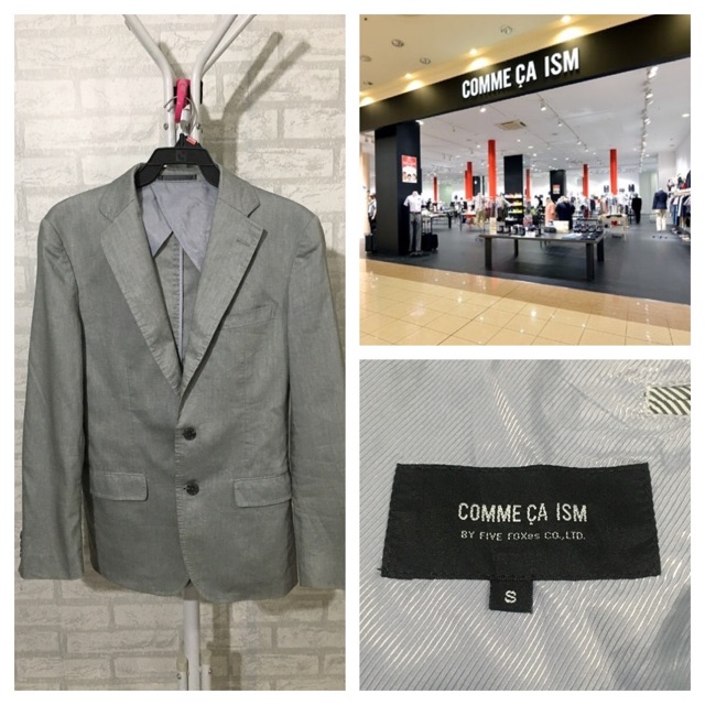 เสื้อสูทผู้ชาย ญี่ปุ่น มือสอง Brand : COMME CA ISM | Shopee Thailand