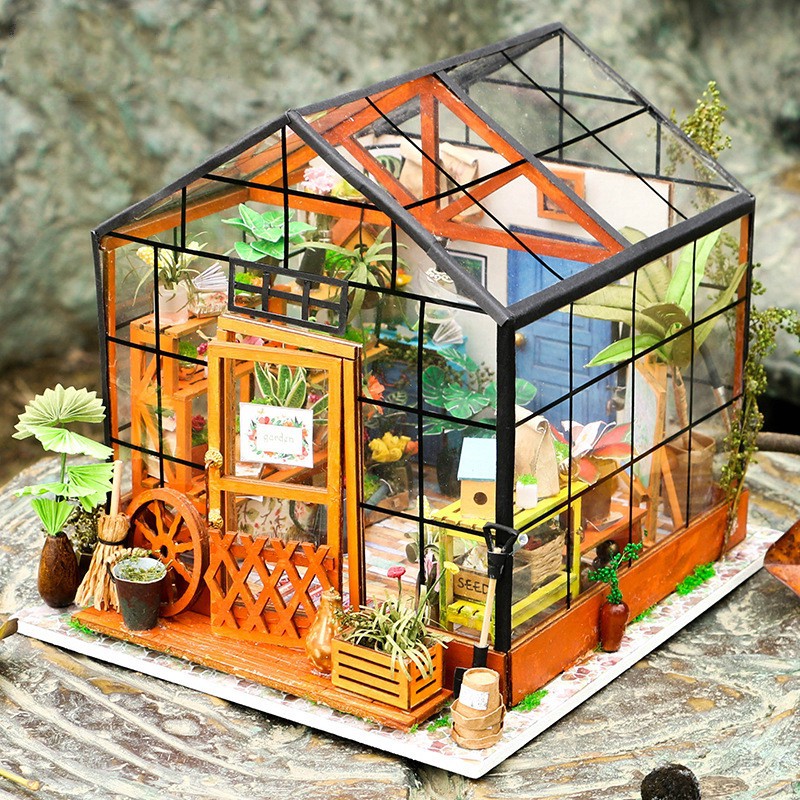 DIY Doll House : โมเดลบ้านตุ๊กตา : DG104 Cathy's Flower House - claver ...