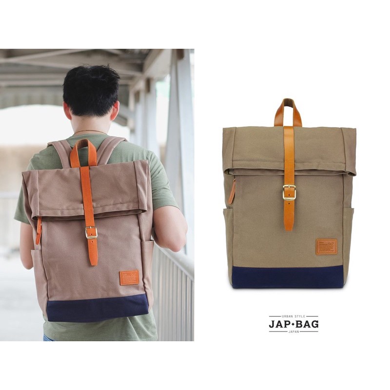 Used like new Neostream Bagpack in beige color กระเป๋าเป๋จากญี่ปุ่น ...