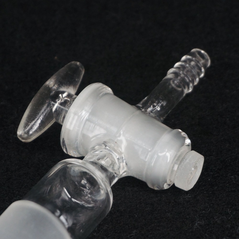 2429 Joint Lab Glass Straight Adapter พร้อมจุกปิดแก้วความยาว 125 มม. ...