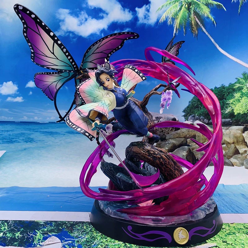 Hot Stock31cm Demon Slayer Anime Figure Kochou Shinobu Action Figure ...