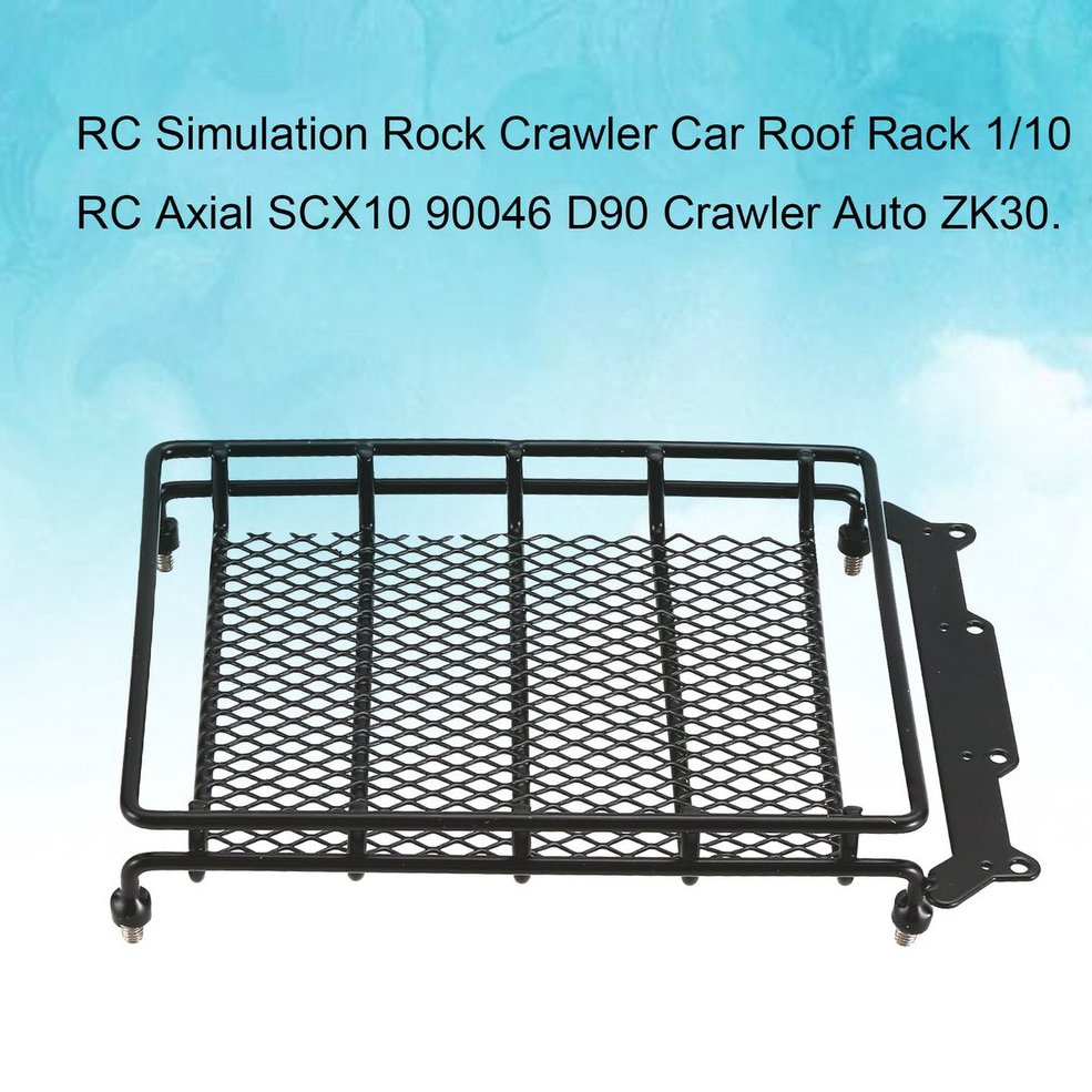 【MMY】Metal Luggage Roof Rack for 1/10 RC Car Rock Crawler Rally Parts ...