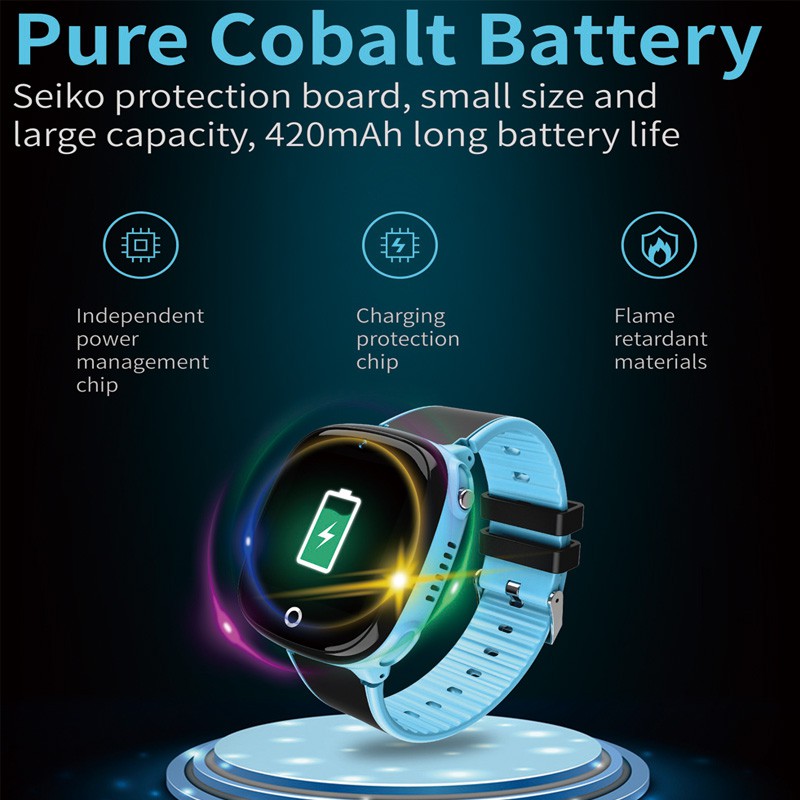 HW11 IP67 Waterproof Smart Watch Kids Android Tracking Security SOS ...