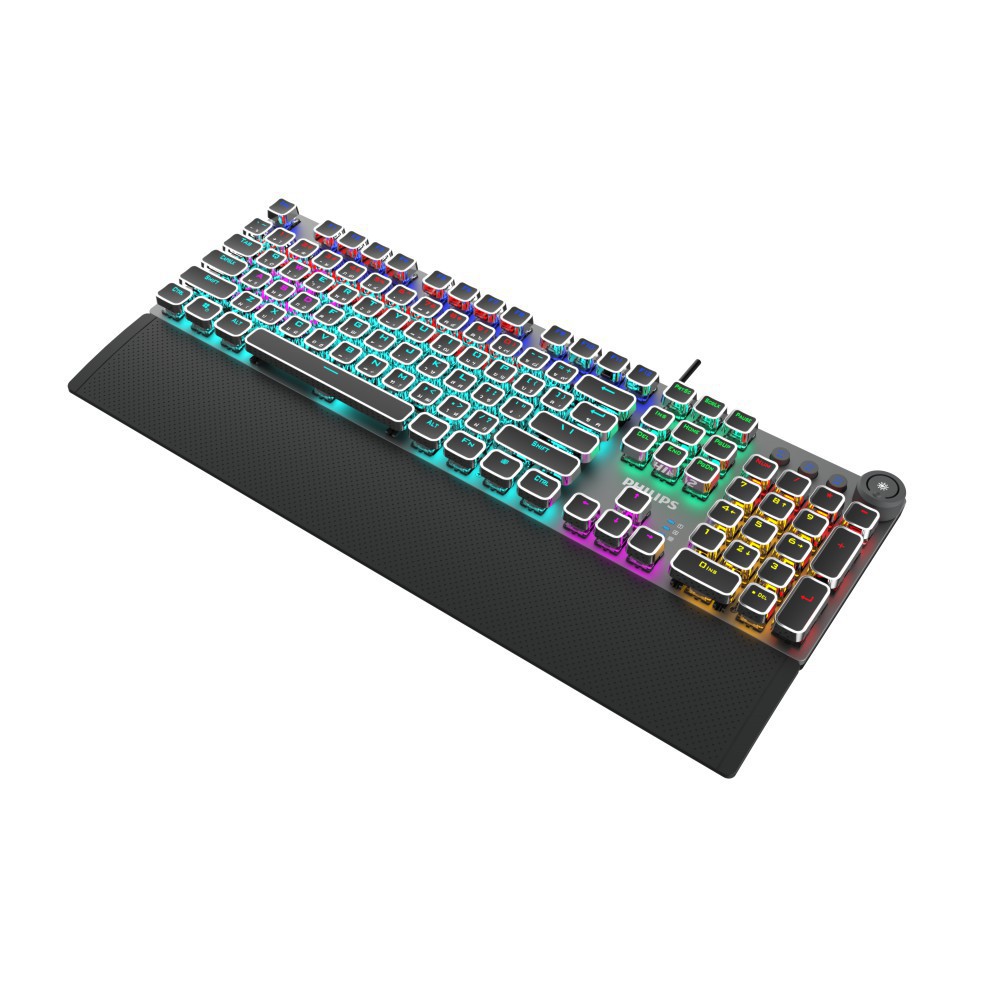 ♡KEYBOARD PHILIPS SPK 8614 Gaming Mechanical Gray Punk. - iliyluka ...