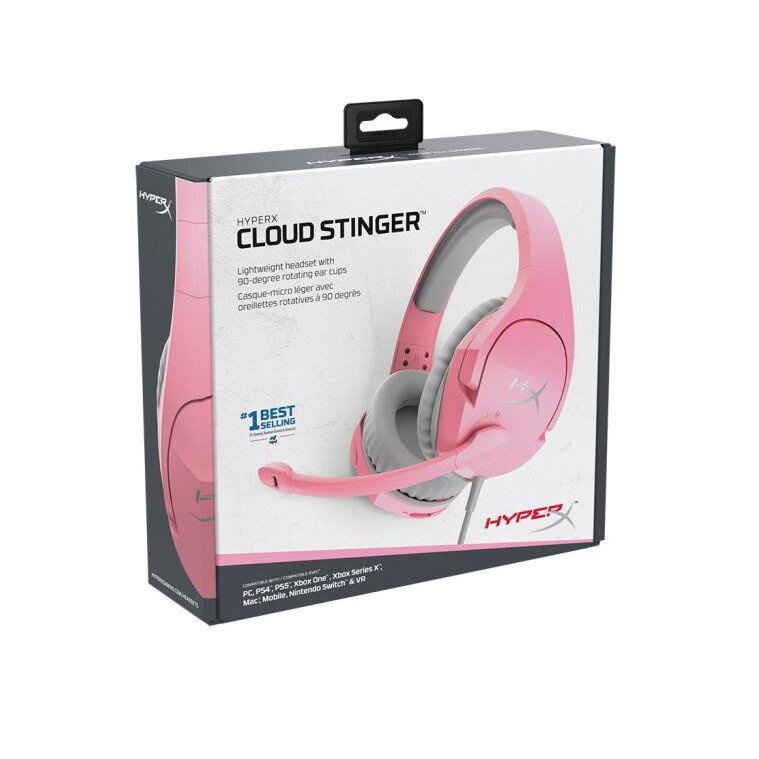 HYPERX Cloud Stinger Pink Gaming Headsets e-Sports Headphones RKSo ...