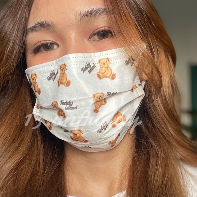โปรแรง สินค้านำเข้า พร้อมส่ง Teddy Island Mask - summer.jt - ThaiPick