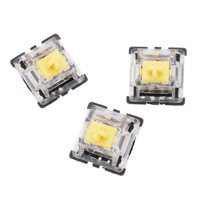 70PCS Yellow Pack Gateron Linear Switch Keyboard Switch 3Pin KS-8 ...