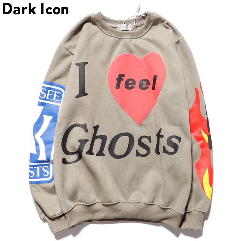 12.12 HotLucky Me I see Ghosts Sweatshirts Men 2020 Spring Letters ...