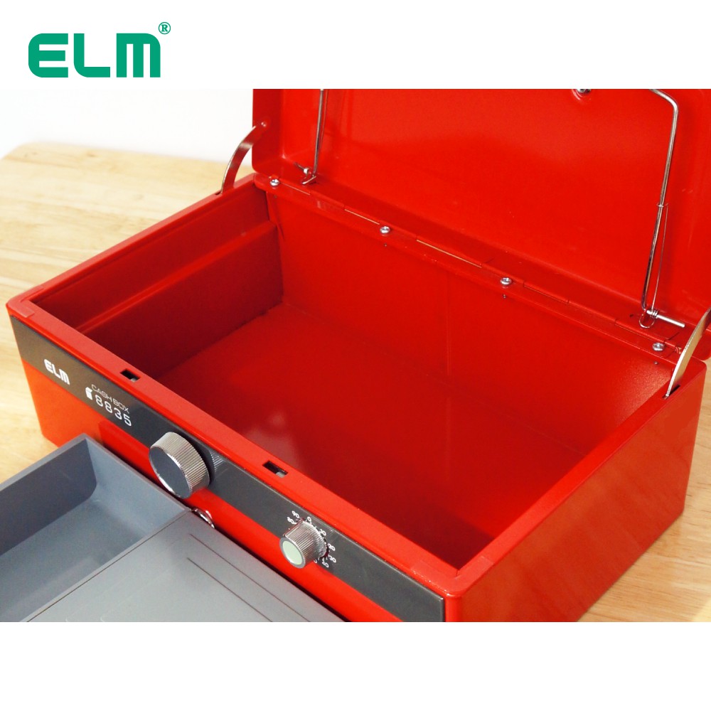 ELM (อีแอลเอ็ม) กล่องเซฟ สีแดง รหัส 8835-RED - sakuraproductsth - ThaiPick