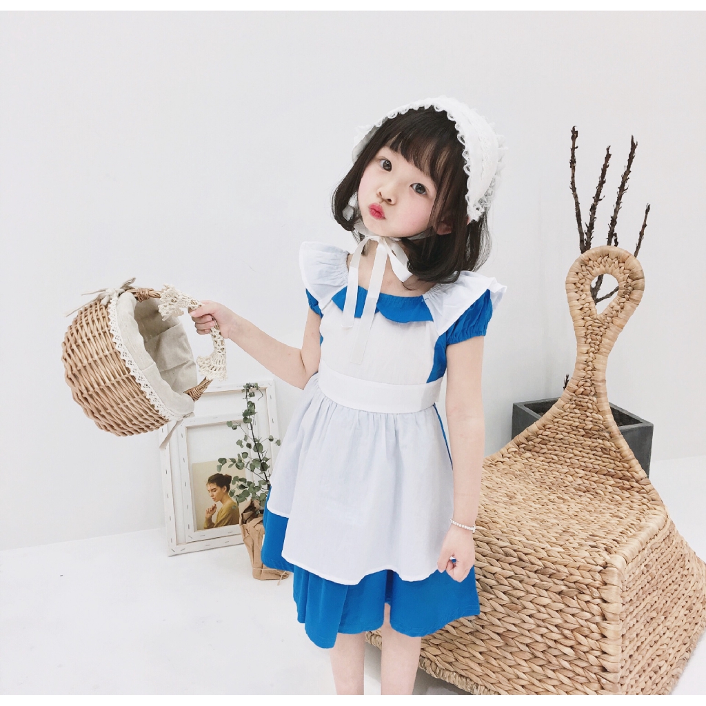 Toddler Baby Girls Alice in Wonderland Princess Cosplay Costumes Dress ...