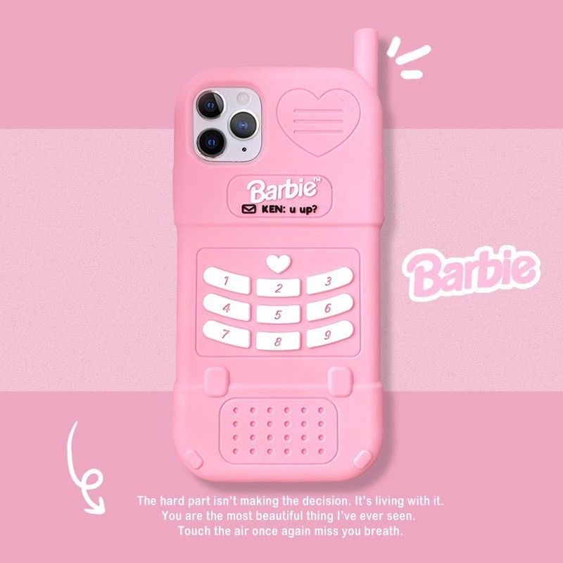 Barbie Cell Phone Design Cartoon Silicone Case IPhone 13 11 pro max ...