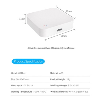 Tuya Smartlife Zigbee Multi Mode Gateway Mini G01 Pro (Gateway รุ่นนี้ ...