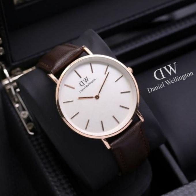 Dw นาฬิกาข้อมือ สายหนัง แฟชั่นสําหรับผู้ชาย 0 - DW002 - givenaejayao7.th - ThaiPick