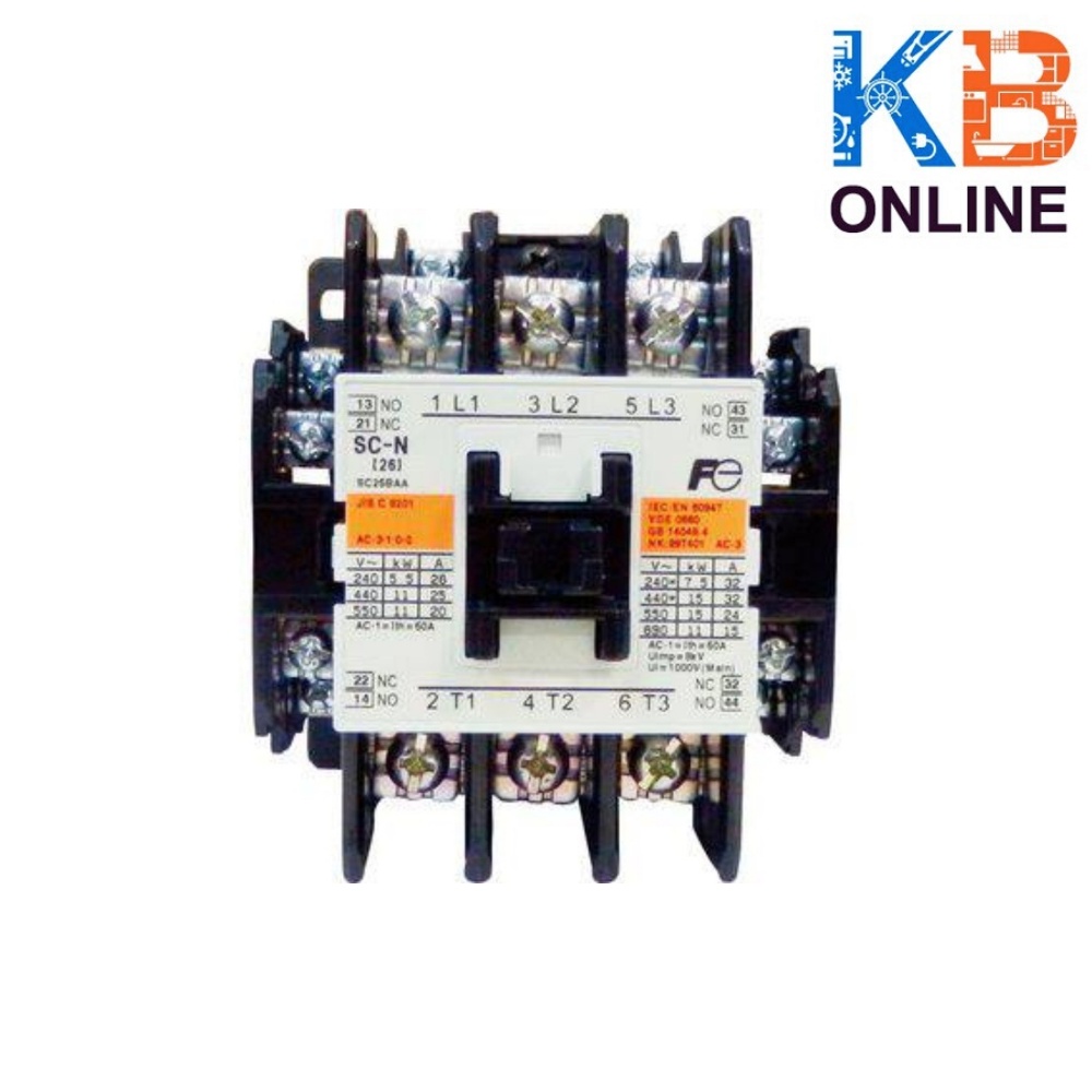แมกเนติกคอนแทคเตอร์ รุ่น SC-N4 220V FUJI Magnetic Contactor Model SC-N4 220V FUJI | Shopee Thailand