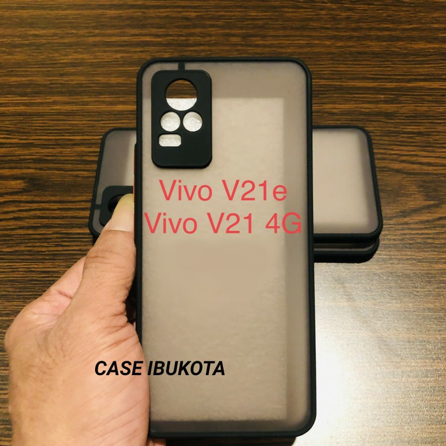 เคสโทรศัพท์มือถือแบบแข็งเนื้อแมตต์สําหรับ Vivo V21e Vivo V21 4G AERO - calvin_acc.th - ThaiPick