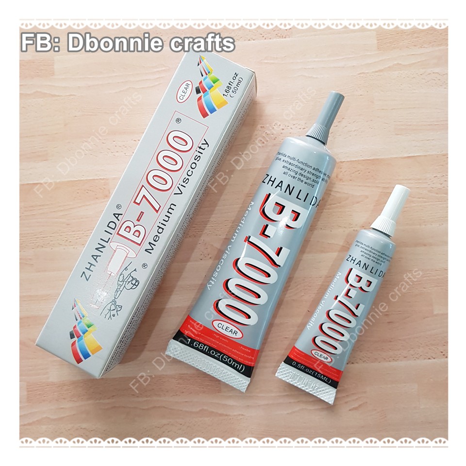 กาวติดเพชร,อุปกรณ์ตกแต่งงานผ้า B7000 | Shopee Thailand