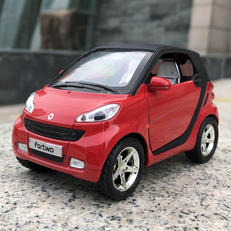 1:32 Smart ForTwo Alloy Diecast Vehicle Car Model ull Back Car with ...