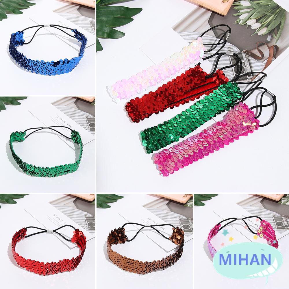 Mihan ที่คาดศีรษะแฟชั่นผู้หญิงประดับเลื่อมยืดหยุ่นสําหรับปาร์ตี้ ...