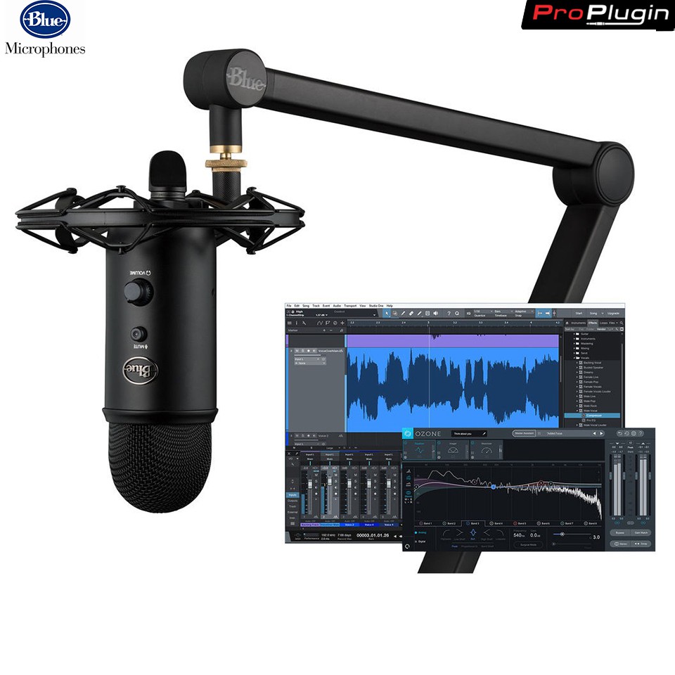 Blue Spark Digital Studio Condenser USB Microphone ไมค์บันทึกเสียง SPARK DIGITAL ไมค์ห้องอัด จาก ...