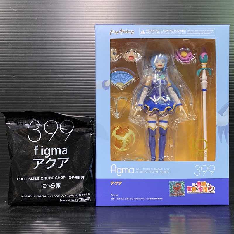 Figma 399 Aqua [Lot Good Smile Online] /w Bonus (Konosuba: God's ...