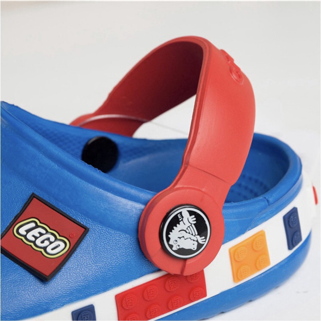 รองเท้าเด็ก Crocs band kids LEGO clog ประเภทรัดส้นแบบลำลอง วัสดุยาง ใส่ ...