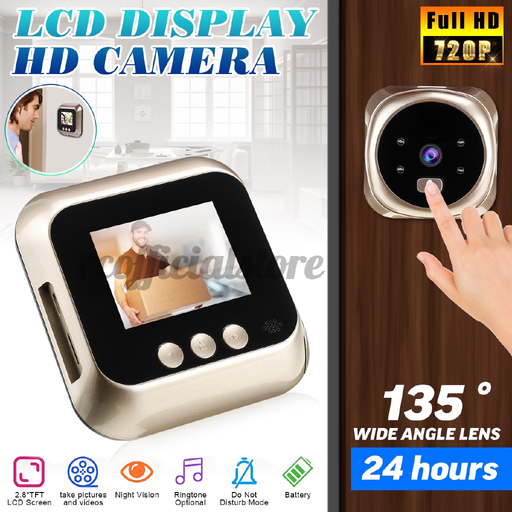 OEM Security Door Eye Camera Peephole Viewer Monitoring Smart Home 2.4 ...
