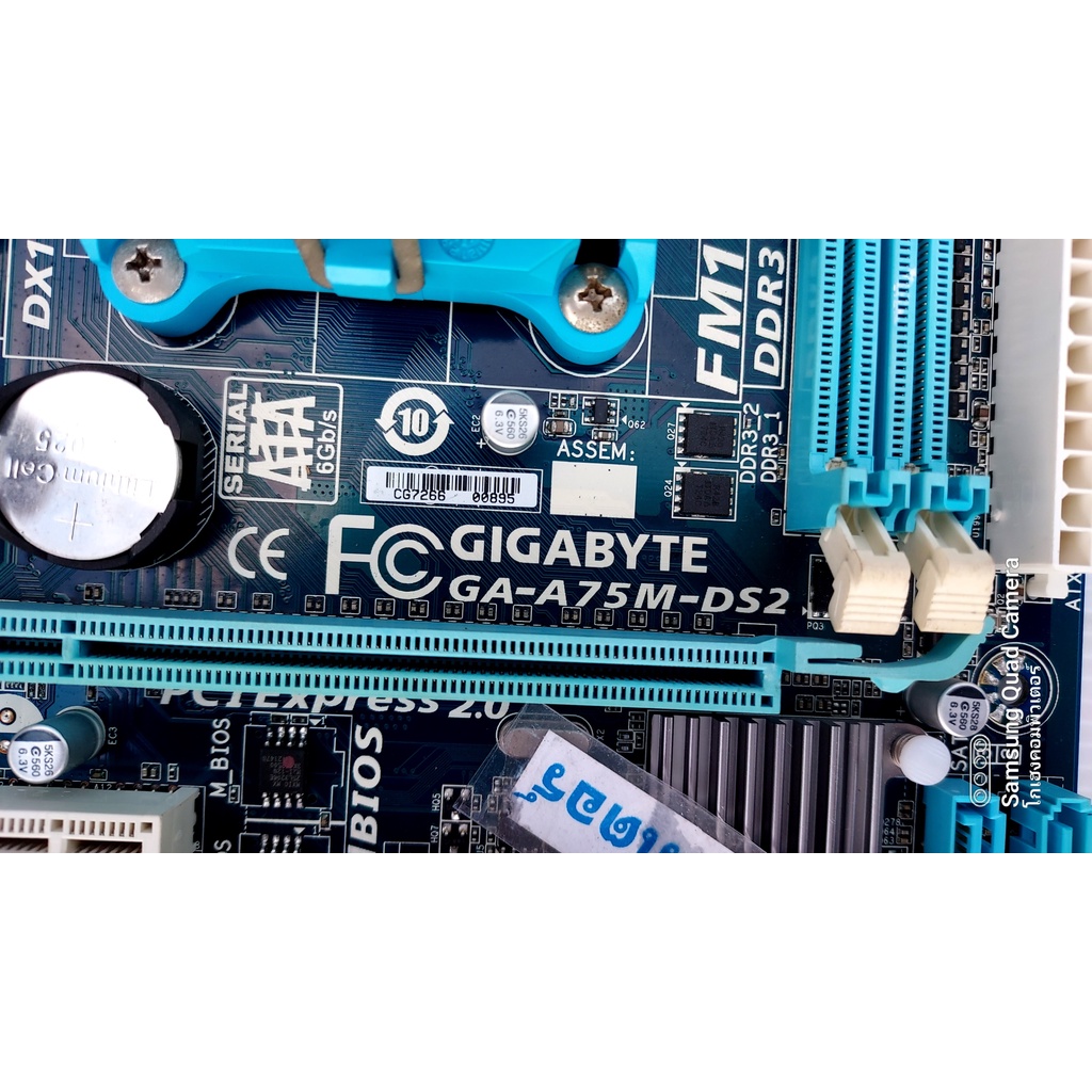 ขายชุด เมนบอร์ดAMD FM1 CPU A6 2.1GHz ( RAM DDR3 ) เทสลงวินโดว์ผ่าน ใช้ ...