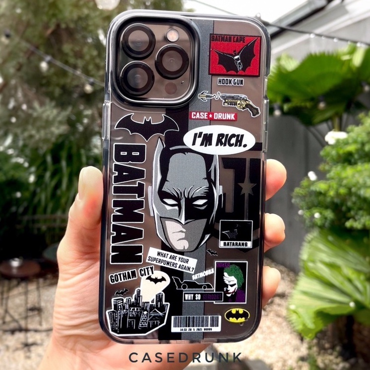 (Premium) Impact Bumper Case BATMAN เคสสำหรับไอโฟน 13Promax 13Pro 13 ...