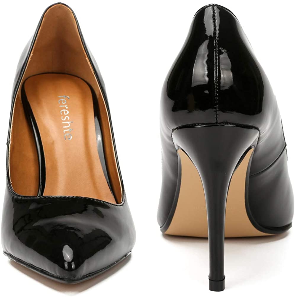 please COD fereshte Womens Mens Slip On Stilettos High Heels Dress ...