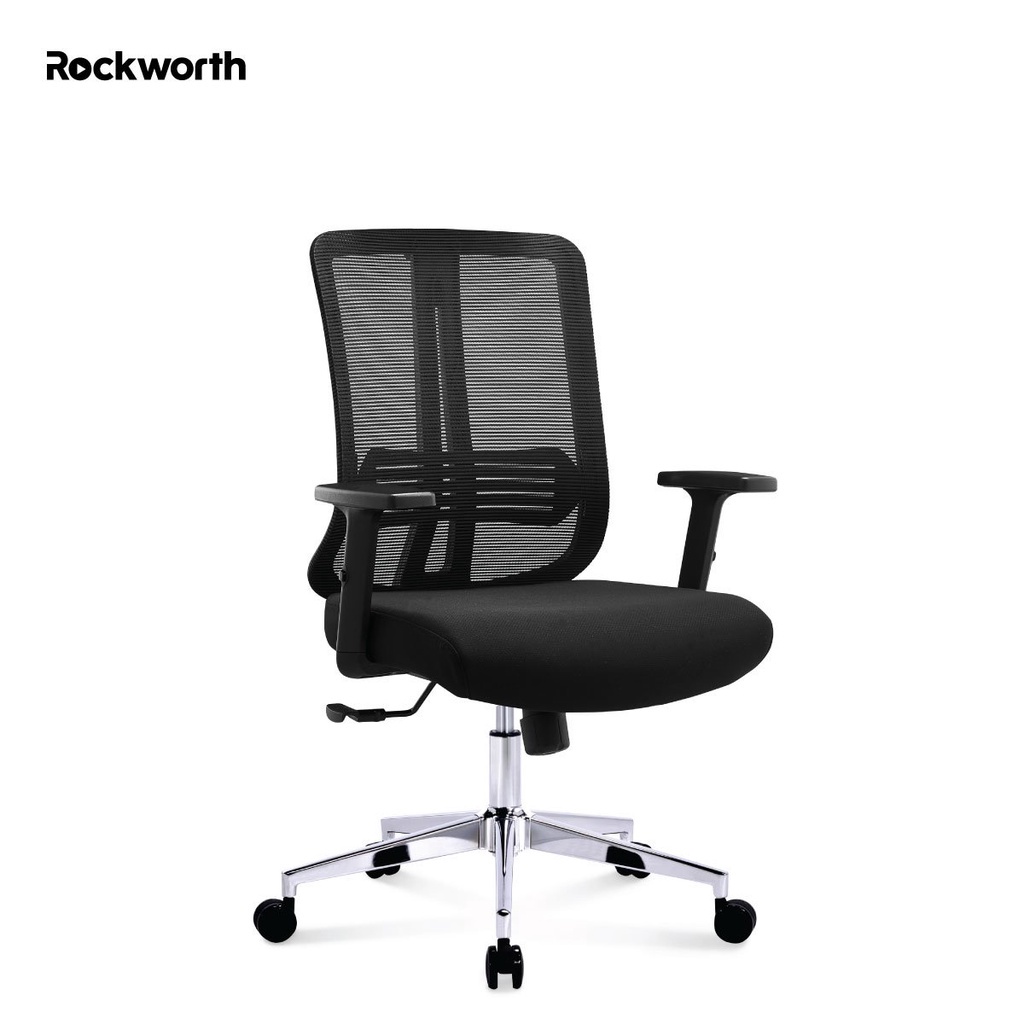 ส่งฟรี Rockworth เก้าอี้สำนักงาน เก้าอี้ทำงาน Ergonomic รุ่น Tidy สีดำ ...