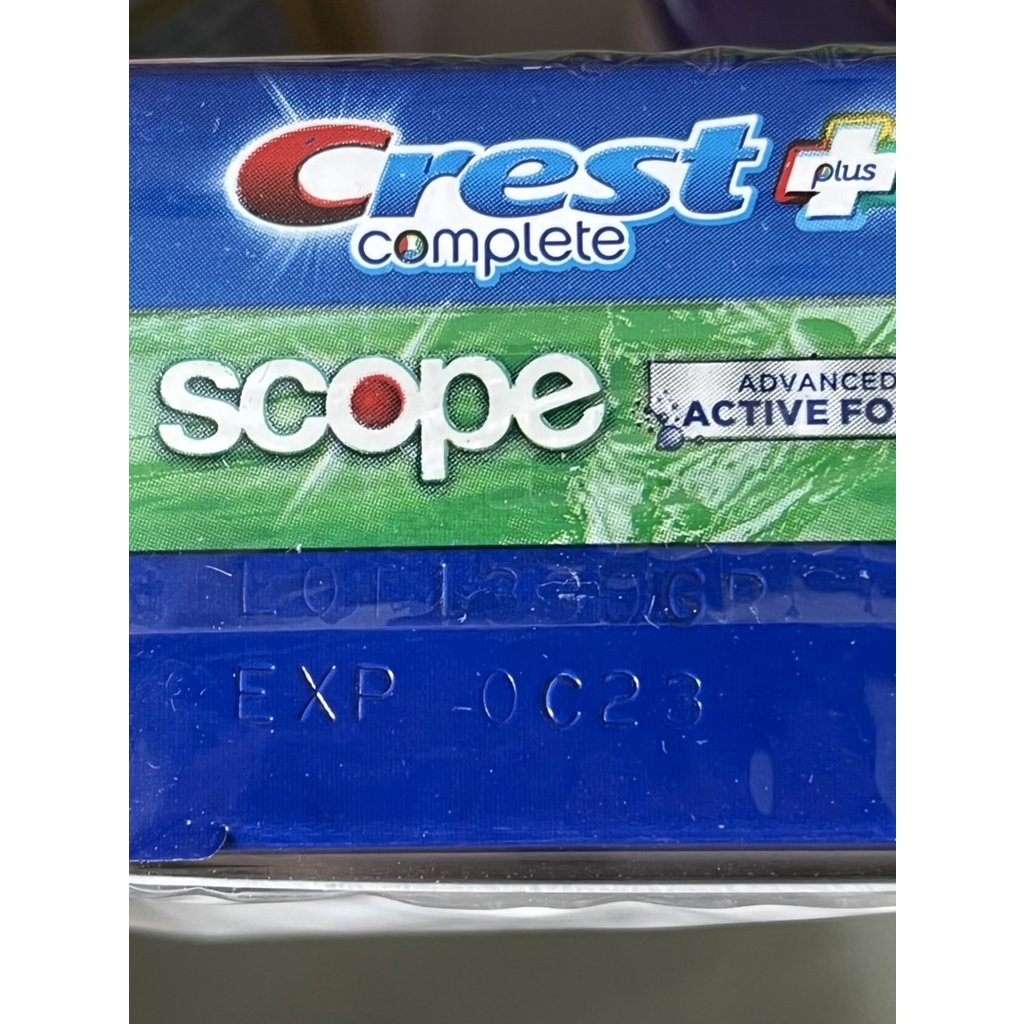 ยาสีฟันสุดฮิตจากอเมริกา Crest Complete Whitening Scope Toothpaste 184g ...