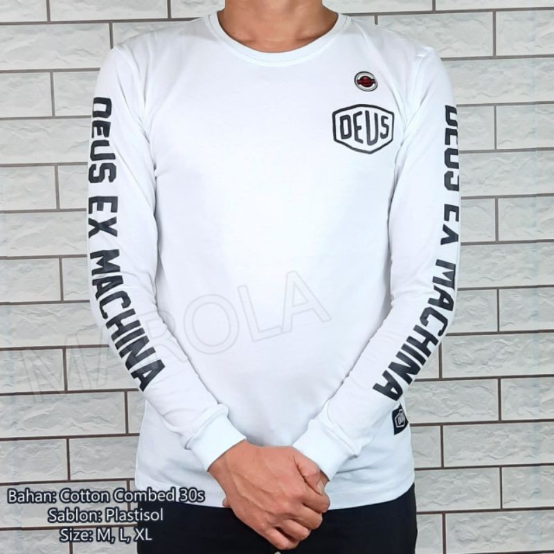 เสื้อยืดแขนยาวพิมพ์ลาย Deus Ex Machina Distro ...