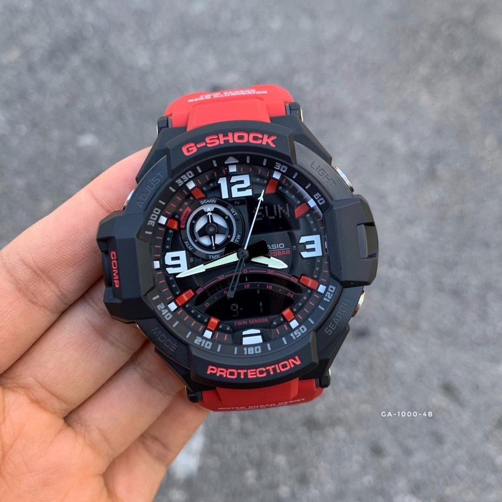 (เดิมอย่างเป็นทางการ) Casio G-Shock Gravity Master GA-1000-4B นาฬิกาแรง ...