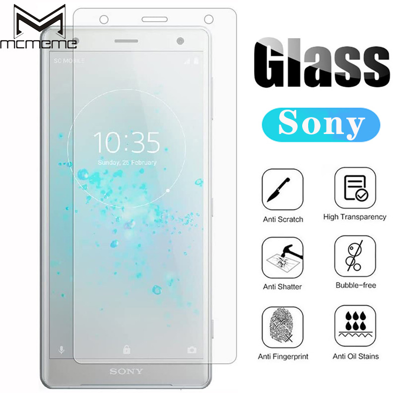 ฟิล์มกระจก ใส ติดโทรศัพท์ สำหรับ Sony Xperia 5 1 10 XA2 XA1 Plus L3 XZ3 XZ2 XZ1 XZ Premium ...