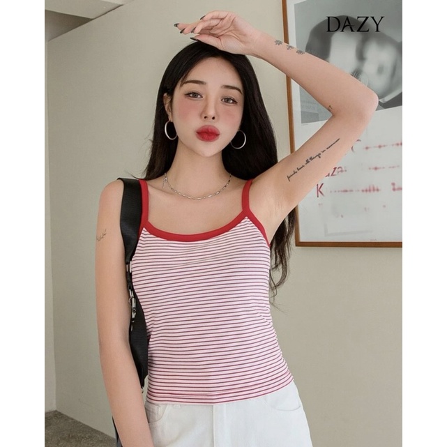 พร้อมส่ง DAZY เสื้อสายเดี่ยว ลายทาง - dress.upp - ThaiPick