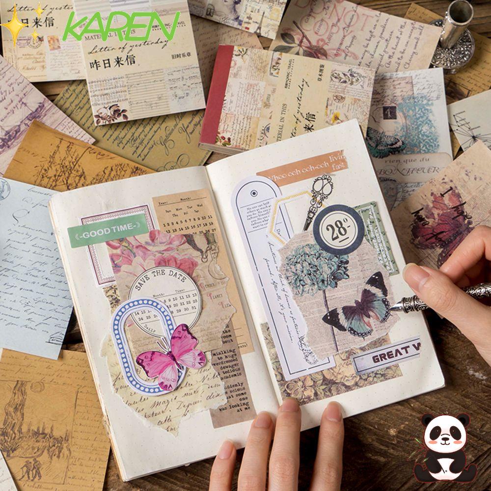 KAREN 60pcs/lot Creative Memo Pads Notes Office School Supplies Retro ...