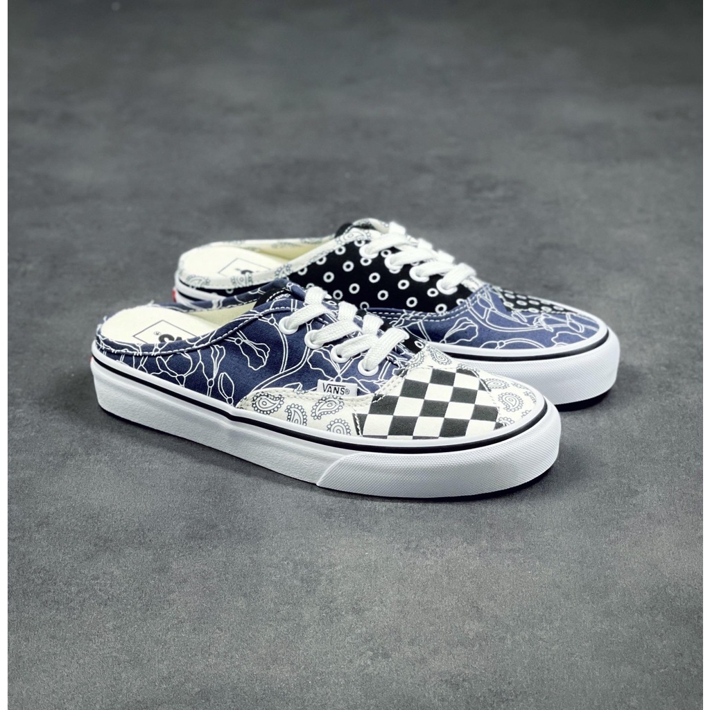 Local cooperation private Vans Authentic half drag cashew flower to ...