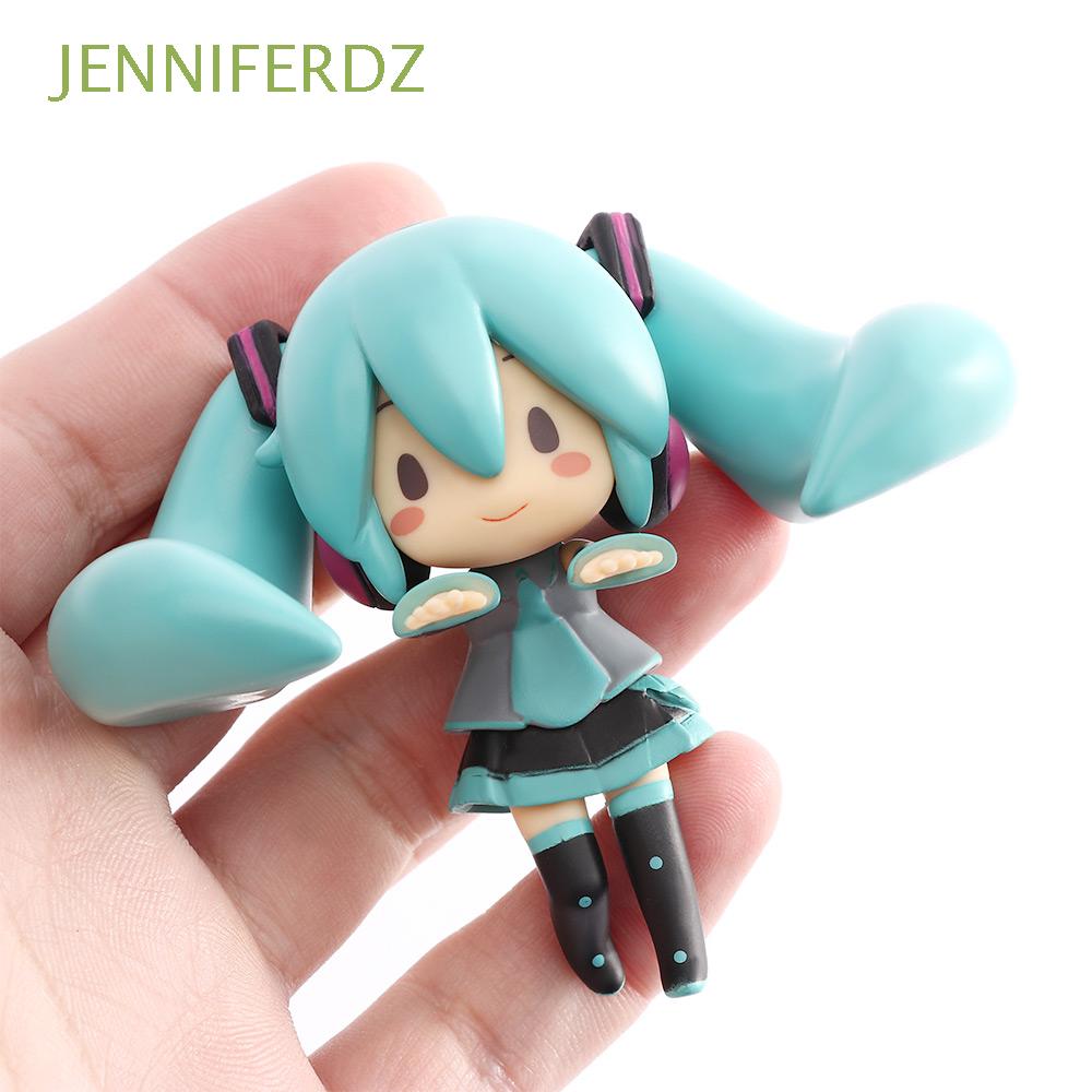 JENNIFERDZ Mini Hatsune Miku Cute Anime Figure Action Figurine Miku ...