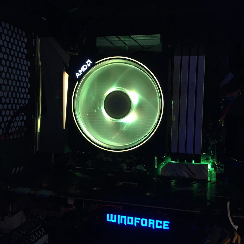 AMD Wraith Prism RGB CPU Cooler for AM4 AM3+ FM2+ - stampkong - ThaiPick