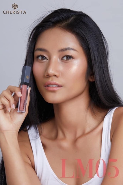 ลิปสติกเนื้อแมท Cherista LM05 Art of Life สีส้มพีท - narimpak_635 - ThaiPick