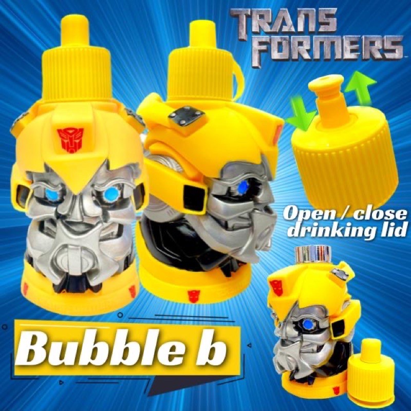 Transformers Water bottle กระบอกน้ำเก็บร้อน/เย็น หัวหุ่นยนต์ | Shopee ...