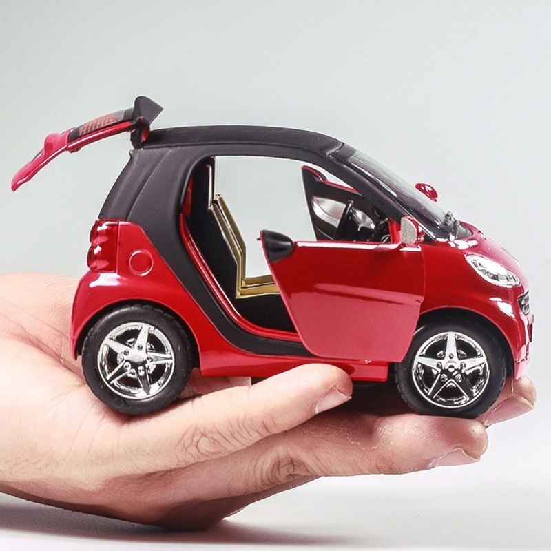 Smart Fortwo 132 Scale Diecast Model ull Back Car Collectible Toy Gifts ...