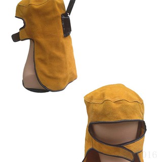 【Starting】Welding Mask Cowhide Leather Comfortable Welding Leather Hood ...