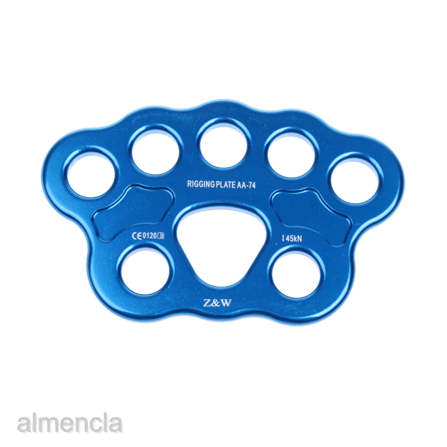 45KN Aluminum Alloy Paw Rigging Plate Multi-point Anchor Climbing ...