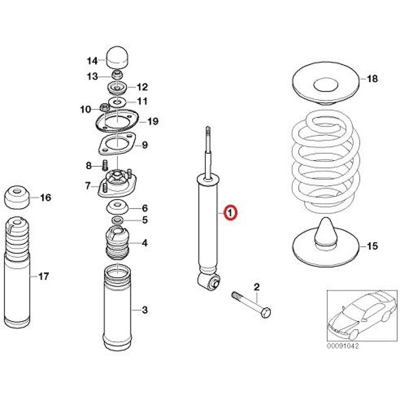โช๊คอัพขาตั้ง 3352095646 สําหรับ bmw 3er e 36 e 46 h 5 - ncsqqkjgs.th ...