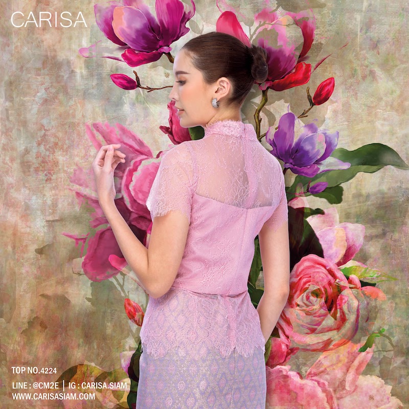 Carisa เสื้อลูกไม้ ลูกไม้ฝรั่งเศสแท้ เนื้อนิ่ม เกรดพรีเมียม เนื้อผ้า ...